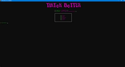 Github Shech24tiktok Like Follow Share Bot Tiktok Bot