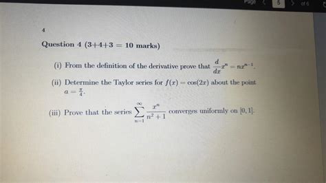 solved question 4 3 4 3 10 marks i from the definition