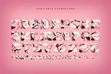 Strawberry Milk Color Bitmap Font By Gleb And Natasha Guralnyk Thehungryjpeg