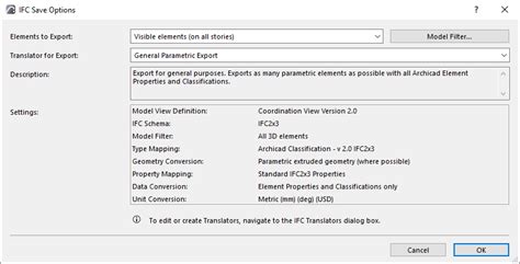 Export Ifc Model From Archicad