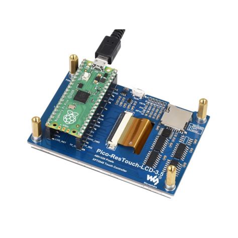 3 5inch touch display module for raspberry pi pico 65k colours 480×3