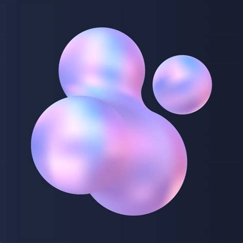 140 Holographic Floating Liquid Blobs Stock Illustrations Royalty