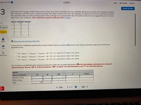 Solved Apter 13 Hw Help Save And Exit Submit Check My Work W