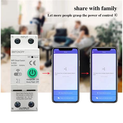 2p Din Rail Wifi Circuitrer Smart Timer Switch Relé Távirányító Tuya Alkalmazás Okos Otthoni