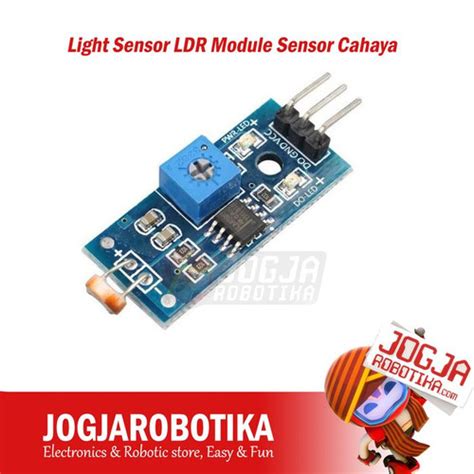 Jual Light Sensor LDR Module Sensor Cahaya Modul Sensor Deteksi Cahaya LDR Kab Sleman