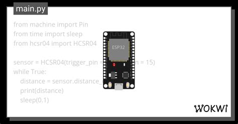 Cảm Biến Siêu âm Wokwi Esp32 Stm32 Arduino Simulator