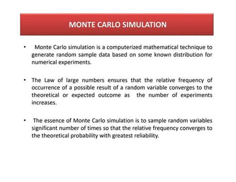monte carlo simulation pdf physics science