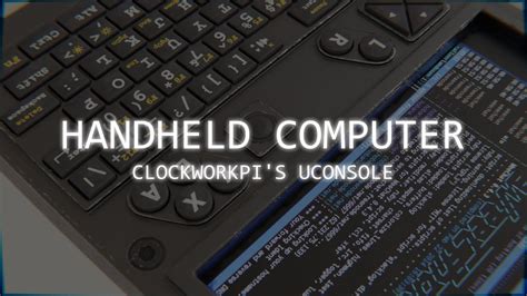 handheld computer clockworkpi uconsole 3d asset 3dassets blender