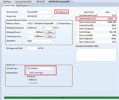 Api 520 Psv Sizing Spreadsheet Inside Relief Valve Sizing In Aspen