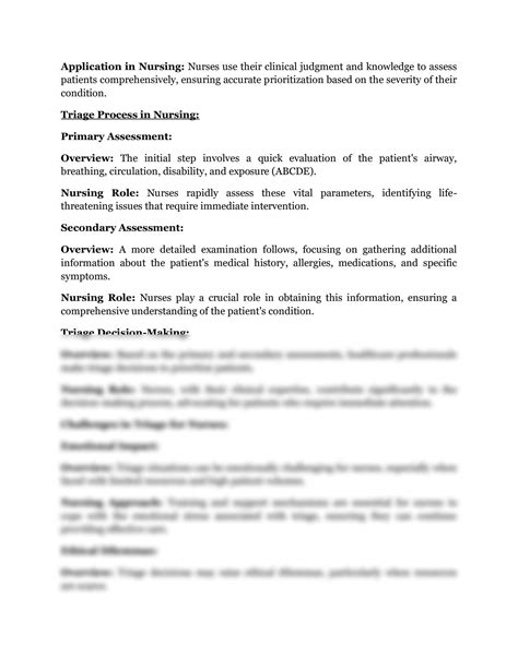 Solution Introduction To Triage Types Of Triage Triage Process In