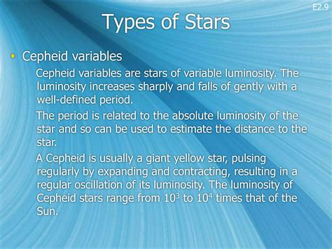 E2 Types Of Star And Hr Diagram Pptx