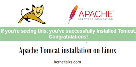 How To Install Apache Tomcat In Linux Kernel Talks