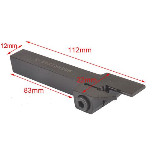 MGEHR1212-3 Boring Bar Holder Lathe Grooving Parting Tool +10x MGMN300 ...