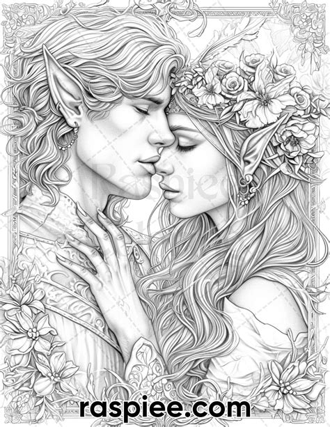 Free Dark Romance Coloring Pages 2025