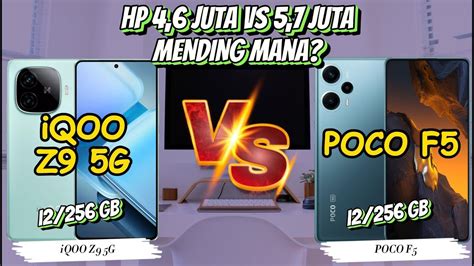 IQOO Z G Vs POCO F YouTube