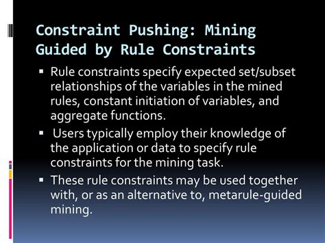 Constrain Based Association Mining Ppt Download