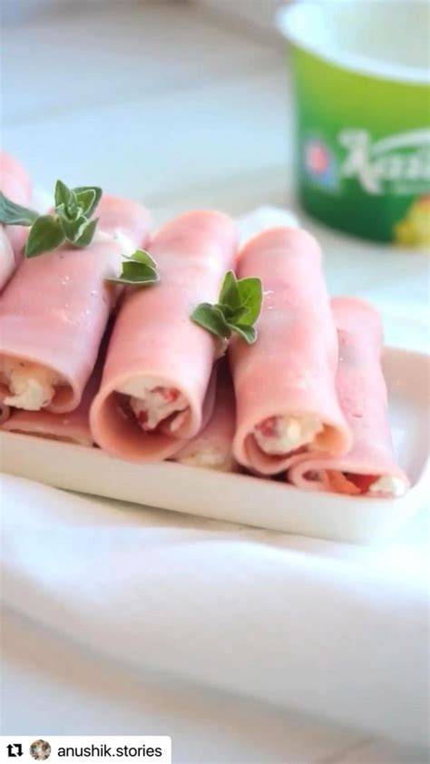 Новогодняя закуска из сыра и ветчины Еда Рецепты еды Еда для вечеринки