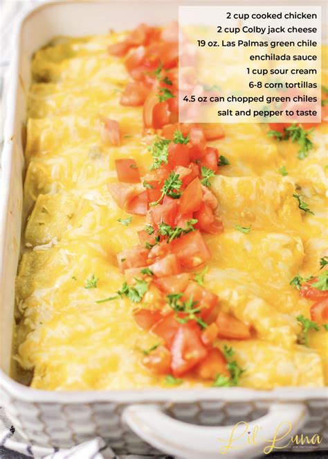 Chicken Enchiladas Lil Luna Kristyn Merkley