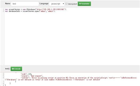 Can The Server Side Js Function Access Another Orientdb Directly