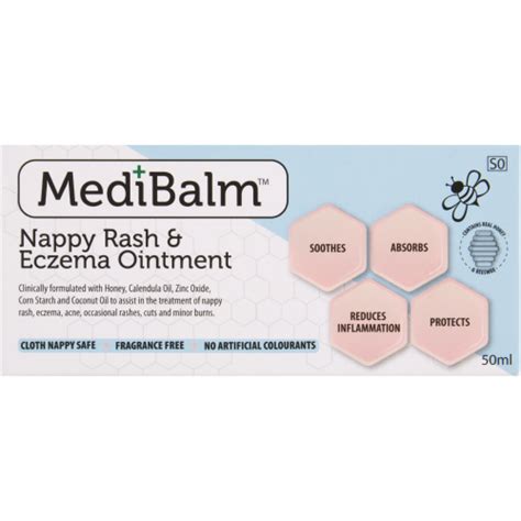 Medibalm Nappy Rash And Eczema Ointment 50ml Clicks
