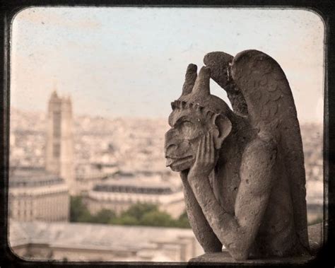 Bored Gargoyle Photograph Hunchback Of Notre Dame Quasimodo Victor