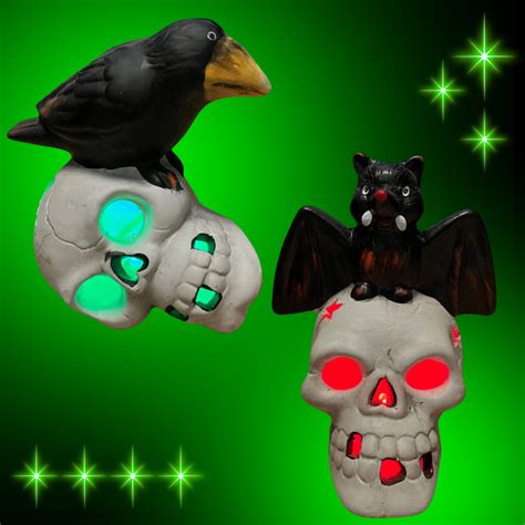 Flashing LED Skull Pack Glowtopia