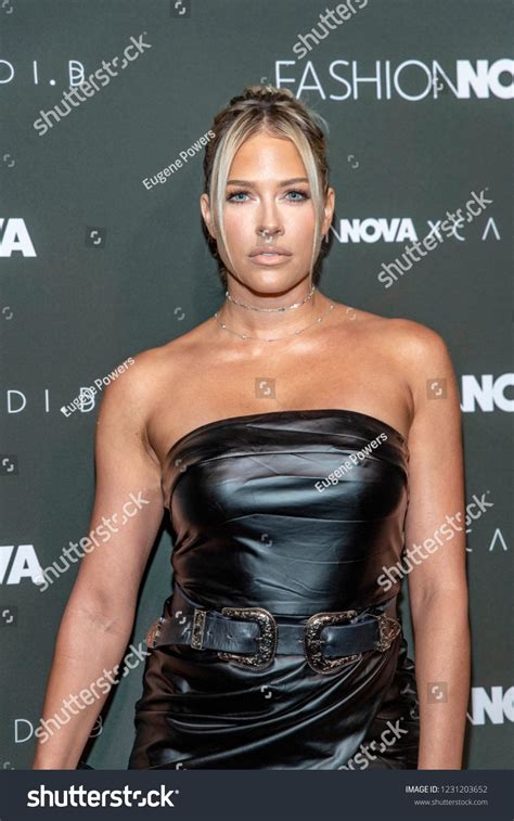 Barbie Blank Attends A Fashion Nova X Cardi B Launch Eventa At Boulevard Los Angeles