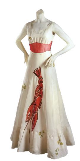 Elsa Schiaparelli And Dalís Lobster Dress Tea Collection Blog