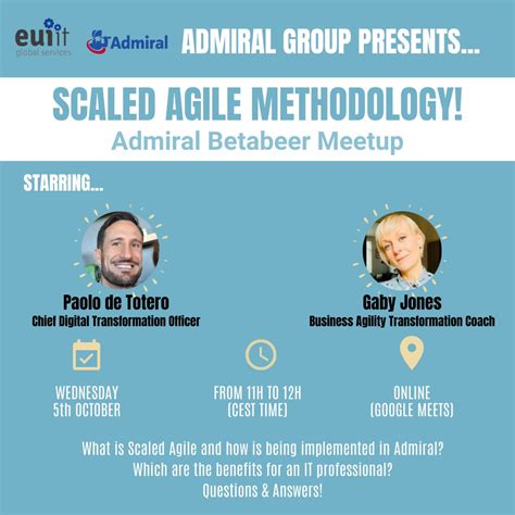 Scaledagile Growingtogether Methodology Webinar Freetraining Agile… Admiral Europe Tech