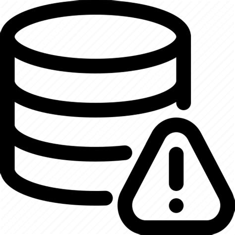 Database Caution Server Icon Download On Iconfinder