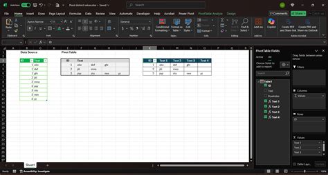 How Do I Pivot Distinct Values In Excel Pivottable Fields Editor Microsoft Qanda