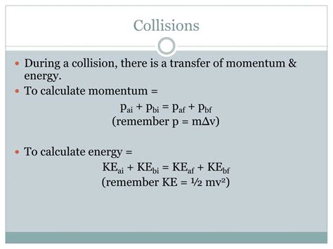 PPT Analyzing Collisions PowerPoint Presentation Free Download ID