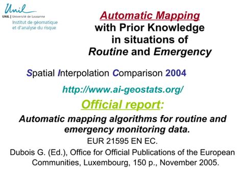 Mapping And Classification Of Spatial Data Using Machine Learning