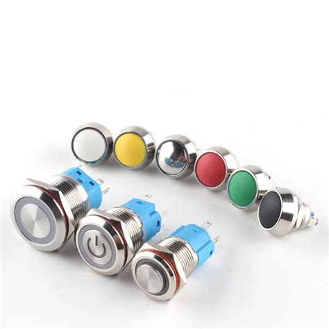 Game Push Button Switch 8mm 10mm 12mm Miniature Push Button On Off Switches Push Rubber Button