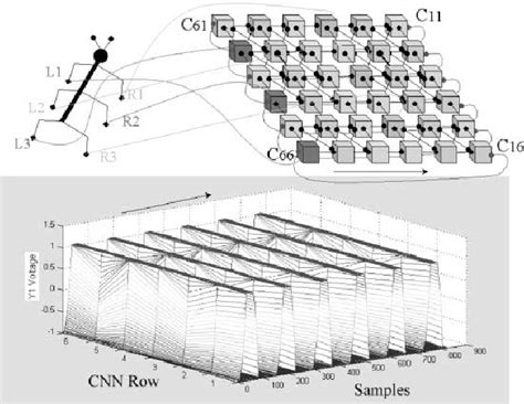 Cnn Scheme For The Hexapode Locomotion Control Particular Cell Outputs