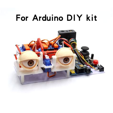 適用於 Arduino 仿生機器人 Sg90 伺服操縱桿控制 Stem 益智玩具製造商項目的動畫眼睛 Diy 套件 蝦皮購物