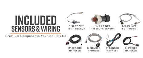 Glowshift 3in1 Analog 60 Psi Boost Gauge With Digital Pyrometer Exhaust Temp Egt