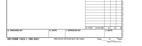 Dd Form 1423 1 ≡ Fill Out Printable Pdf Forms Online