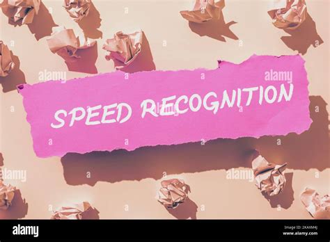 Hand Writing Sign Speed Recognition Business Overview Temperate Season Of The Year Identified