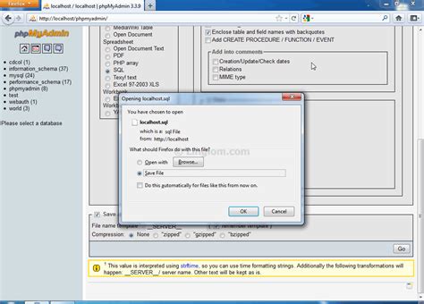 Backup And Restore Database On MySQL Using PhpMyAdmin Linglom