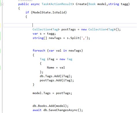 Asp Net How To Save Multiple Tags To Database Asp Mvc Stack Overflow