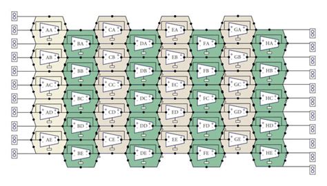 schematic diagram of 5 × 8 programmable analog array download