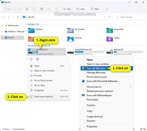 Add Turn Off Bitlocker Context Menu In Windows 11 Windows 11 Forum