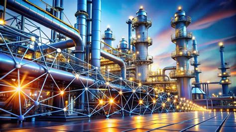 Advanced Network Solutions For Enhanced Gas Exploration Interconnected Nodes Industrial