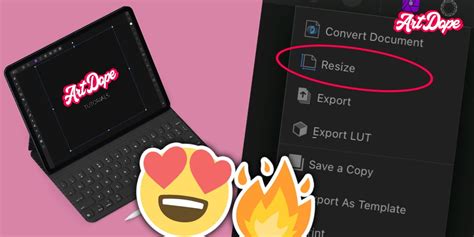 How To Setup Resize A Document Affinity Photo IPad Edits