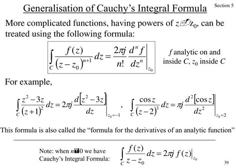 ppt 1 indefinite integration 2 cauchy s integral formula 3