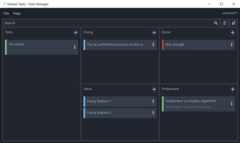 Kanban Tasks Todo Manager By HolonProduction