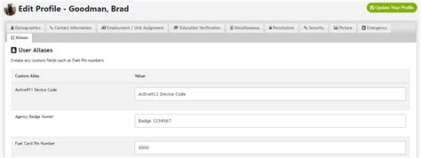 User Profile Aliases And Custom Fields Iops360