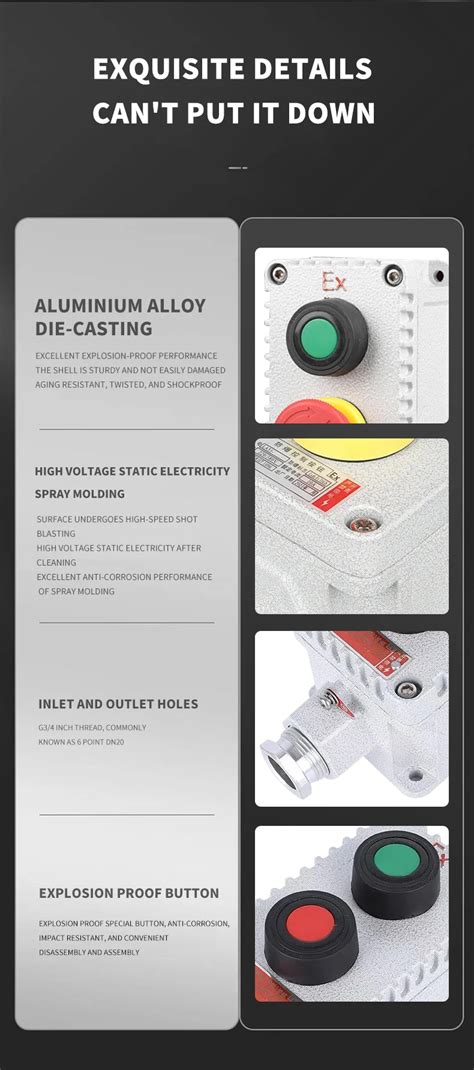 Explosion Proof Control Station Explosion Proof Emergency Stop Switch