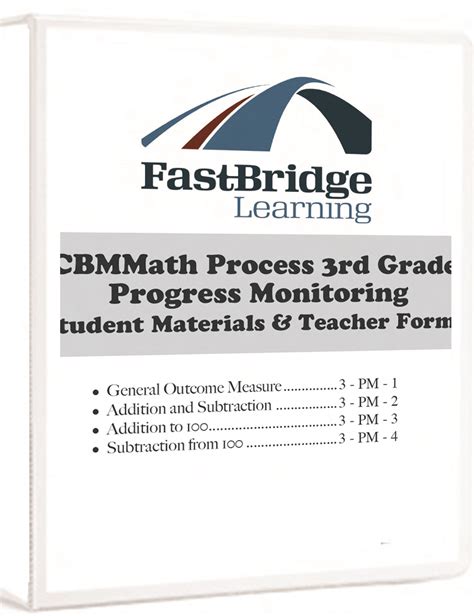 Fastbridge Math Assessment Progress Monitoring Binders Creative